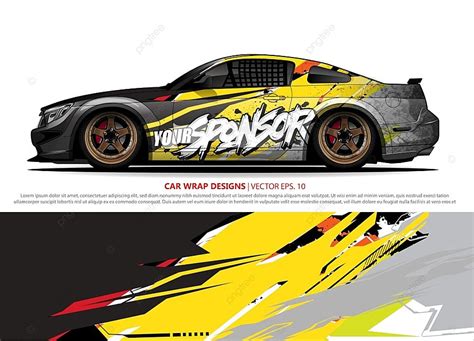 차량 비닐 스티커 및 자동차 데칼 상징에 대한 경주 용 자동차 랩 디자인 벡터 템플릿 Psd 다운로드 디자인 자료 다운로드