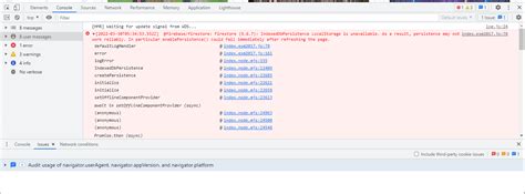 Reactjs Electron React Firebase Enableindexeddbpersistence Show