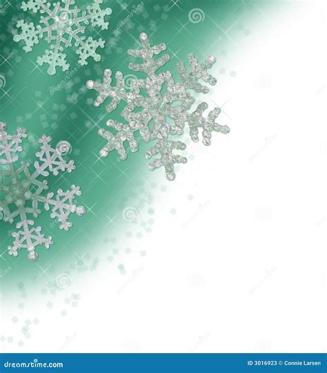Snowflake Border Royalty Free Cartoon 30041738