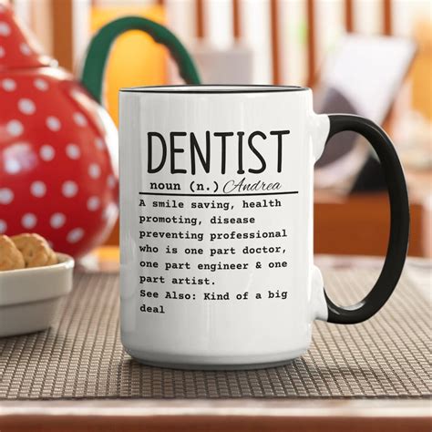 Dentist Mug Etsy