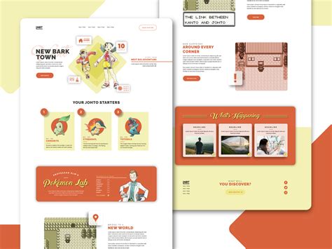 Pokémon Gen 2 New Bark Town Web Concept By Tyler Mccammon On Dribbble