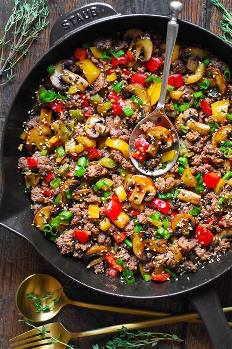 Ground Beef Stir Fry One Pan 20 Minute Meal Julias Album