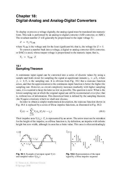 Pdf Digital Analog And Analog Digital Converters