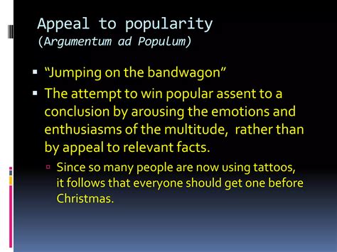 Honors Iii Argumentative Fallacies Ppt