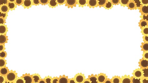 ヒマワリの背景素材 商用okの無料イラスト素材サイト ツカッテ