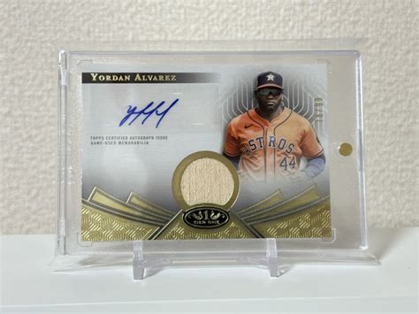 Yahooオークション Topps Tier One 2023 Yordan Alvarez Relic Auto