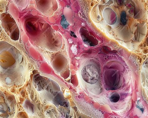 Melanocitos En La Epidermis Una Sección Fotomicrográfica Detallada De