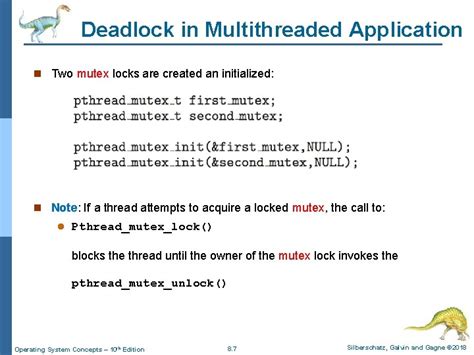 Chapter 8 Deadlocks Operating System Concepts 10 Th