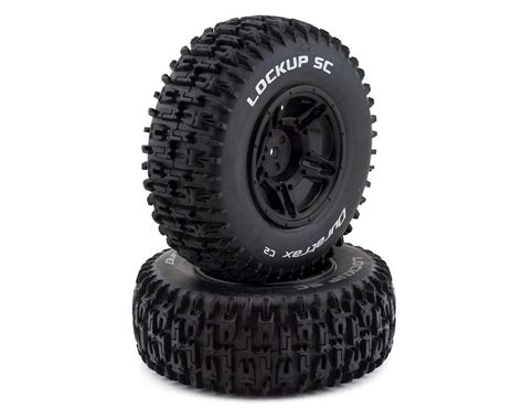 Duratrax Lockup Sc 110 Mounted Slash Rear Tire Black 2 C2