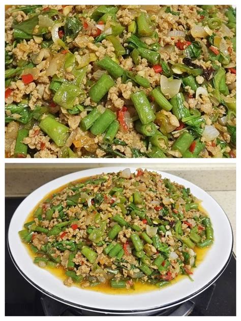 【泰式肉沫豇豆的做法步骤图，怎么做好吃】daboluo下厨房