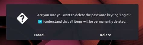 explained the concept of keyring in ubuntu linux