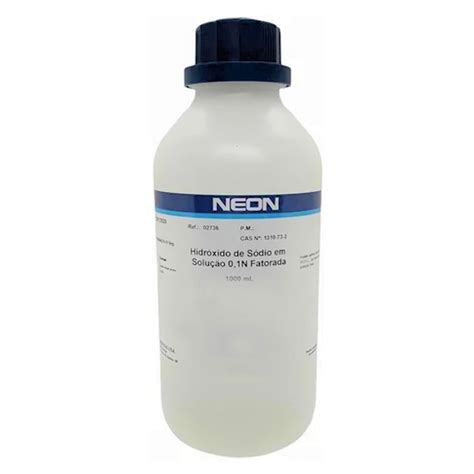 Hidróxido De Sódio Em Solução 01n Fatorada Dornic 1000ml