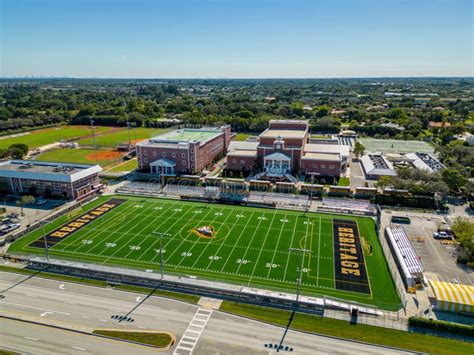 Aerial Photo American Heritage Schools Broward Campus Editorial Photo