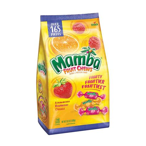 Mamba Fruit Chews Candy Assorted Fruit Flavors Soft And Chewy Candy