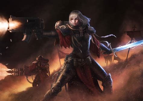 Adepta Sororitas Tariana Palos By Captdiablo On Deviantart