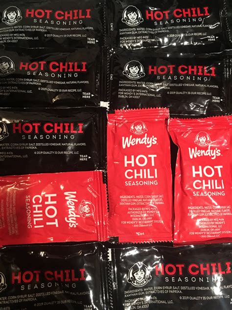 Sloth Of Gulf Coast Florida Wendys Hot Chili Seasoning” Sauce