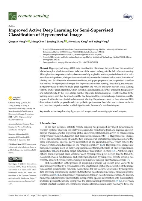 Pdf Improved Active Deep Learning For Semi Supervised Classification