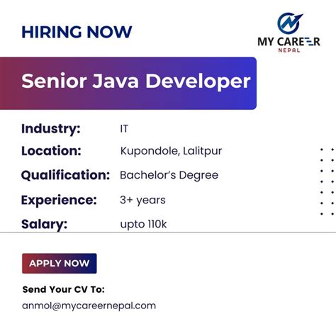 my career nepal on linkedin javadeveloper midtosenior