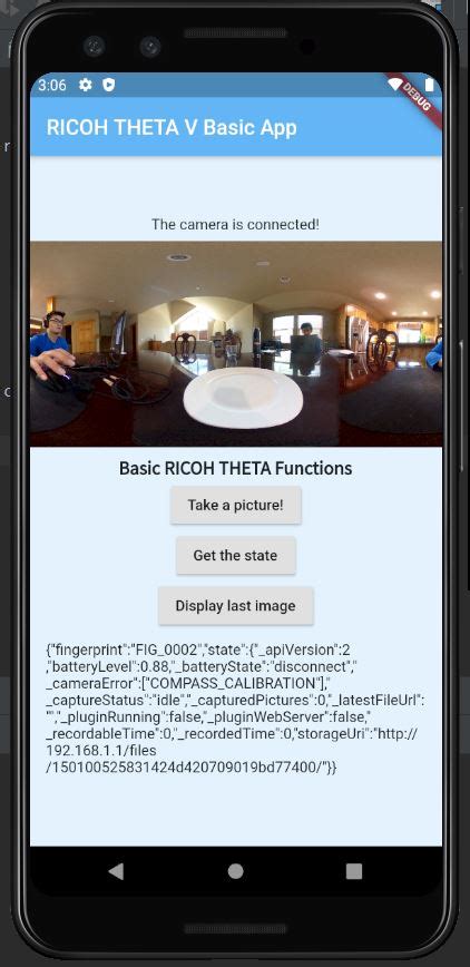 build a basic mobile app for ricoh theta cameras developers lounge
