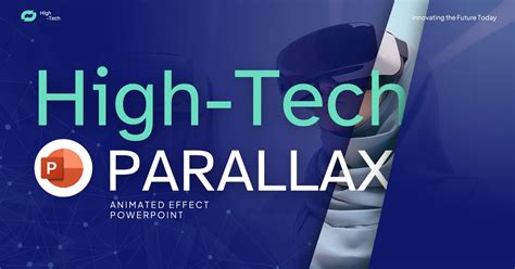 Parallax Effect Animated High Tech Powerpoint Incl Animated Slides