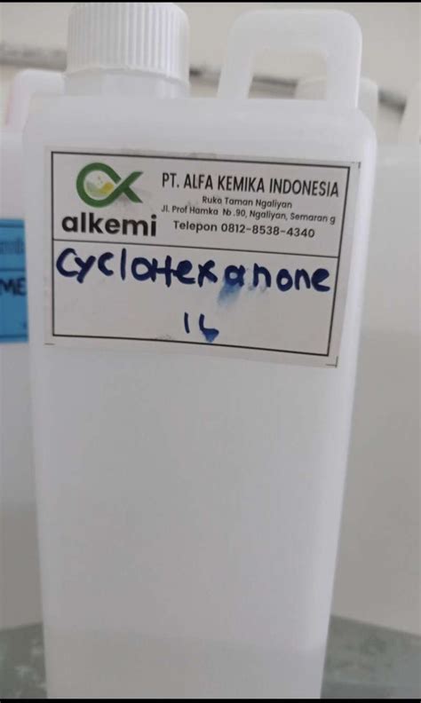 Jual Cyclohexanone Cyc Anon Cyclohexane 1 Liter Di Seller Pt