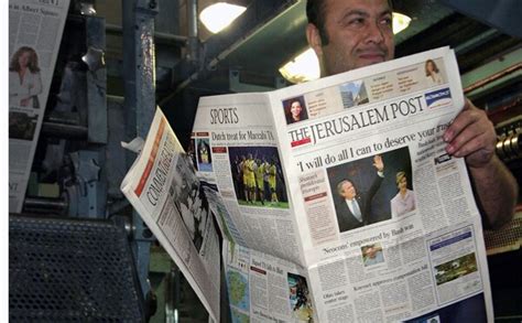 Israeli Newspaper The Jerusalem Post One Of Several In Nation