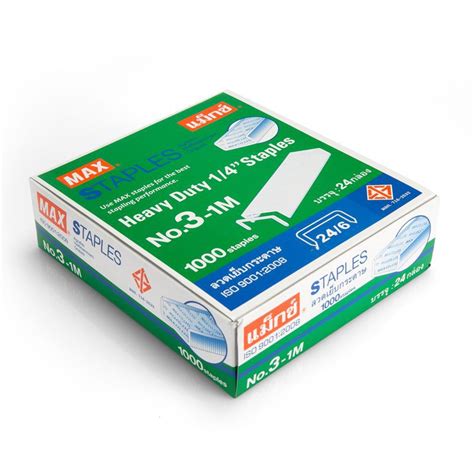 ลวดเย็บ กระดาษ ลูกแม็ก เบอร์ 3 1m 24 6 Max แม็กเย็บกระดาษ ลูกแม็กซ์