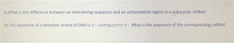 Solved 5 What Is The Difference Between An Intervening
