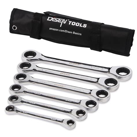 Mua Disen Double Box End Ratcheting Wrench Set Metric 6 Piece 8mm 19mm