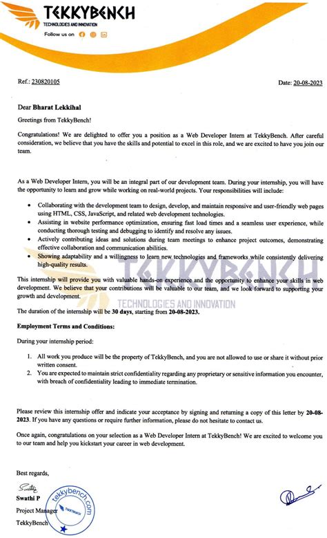 Bharat Kumar On Linkedin Webdevelopment Internship Dreamjob