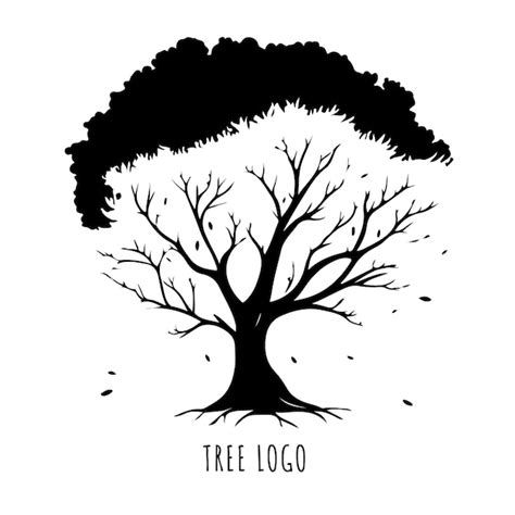 Premium Vector Tree Icon Concept Of A Stylized Tree With Leaves Lends