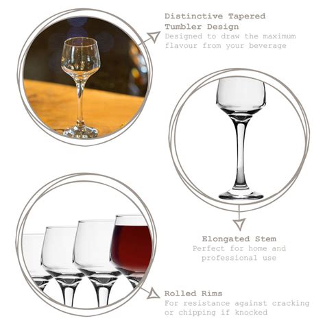 80ml Lal Sherry Glasses Pack Of 6 By Lav