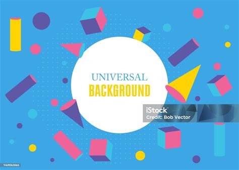 Desain Poster Geometris Minimal Template Geometris Untuk Poster Spanduk