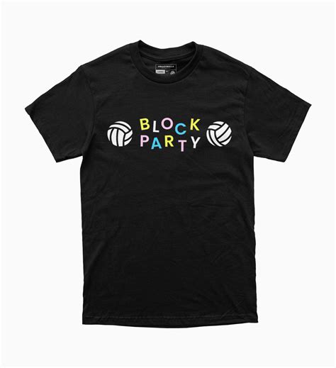 Block Party Volleyball T Shirt Volleyballa