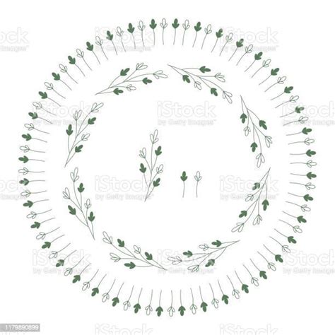 벡터 꽃 프레임입니다 흰색 배경에 둥근 손으로 그린 꽃 프레임 웨딩 카드 인쇄 인사말 카드를위한 디자인 요소 꽃 식물에 대한 스톡 벡터 아트 및 기타 이미지 Istock