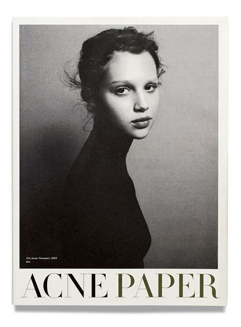 읽어볼만한 외국잡지 1탄 인스티즈instiz 인티포털 Acne Paper Editorial Design Paper
