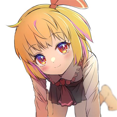Safebooru Bangs Blonde Hair Blush Closed Mouth Eyebrows Visible