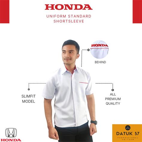 International Quality Seragam Kemeja Honda Salesforce Standard