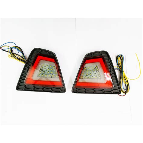 Honda Jazz 2015 2019 Bumper LED Reflector Lights Set Of 2Pcs