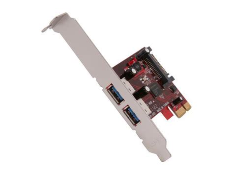 2 Port Superspeed Usb 3 0 Pci Express Card With Sata Power Model Pexusb3s22
