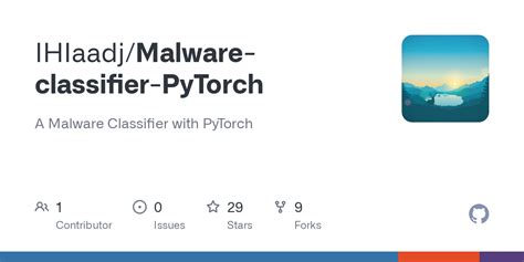 Github Ihiaadjmalware Classifier Pytorch A Malware Classifier With Pytorch
