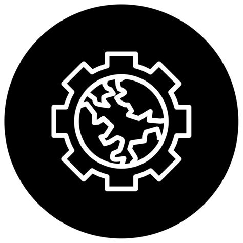 Premium Vector Global Settings Vector Illustration