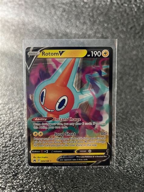 Pokémon Crown Zenith Rotom V 045 159 Kaufen auf Ricardo