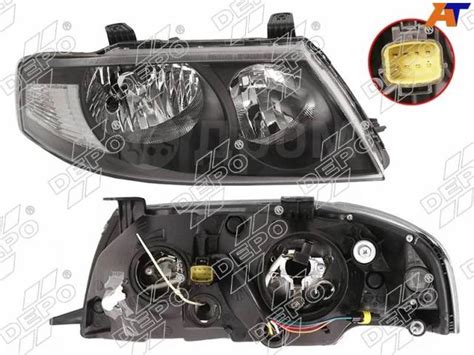Купить Фары DEPO Nissan Almera Classic черная в Краснодаре по цене: 7 ...