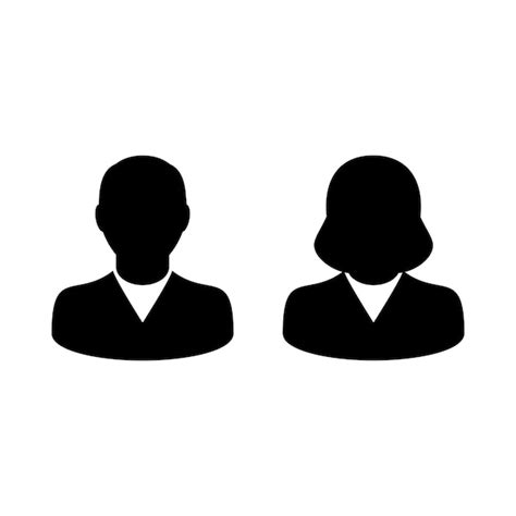 Icône De Profil Vecteur Symbole Davatar De Personne Utilisateur