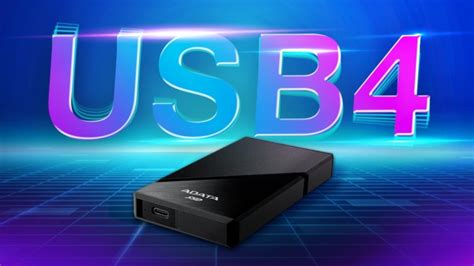 Adata Launches The Worlds First Usb4 External Ssd Can Transfer 10gb
