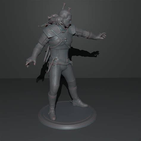Geralt Of Rivia 3d Model By Moogar