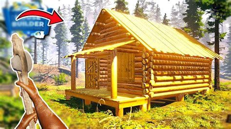 ხის სახლის აშენება ტყეში House Builder ქართულად E3 Youtube