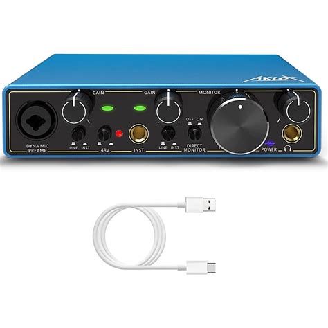 Usb Audio Interface 24 Bit192 Khz High Fidelity Reverb