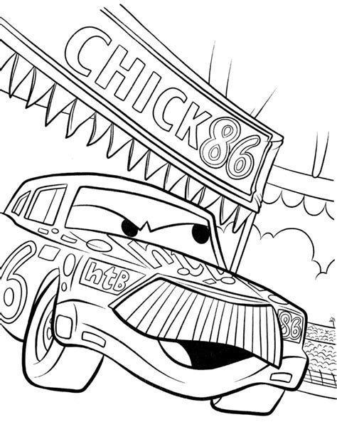 Dibujos De Cars Para Colorear Wonder Day — Dibujos Para Colorear Para